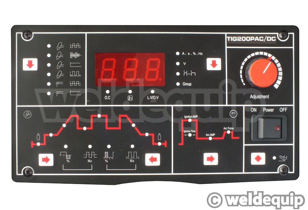 Jasic PRO TIG 200P AC/DC Digital Inverter TIG Welder - Weldequip