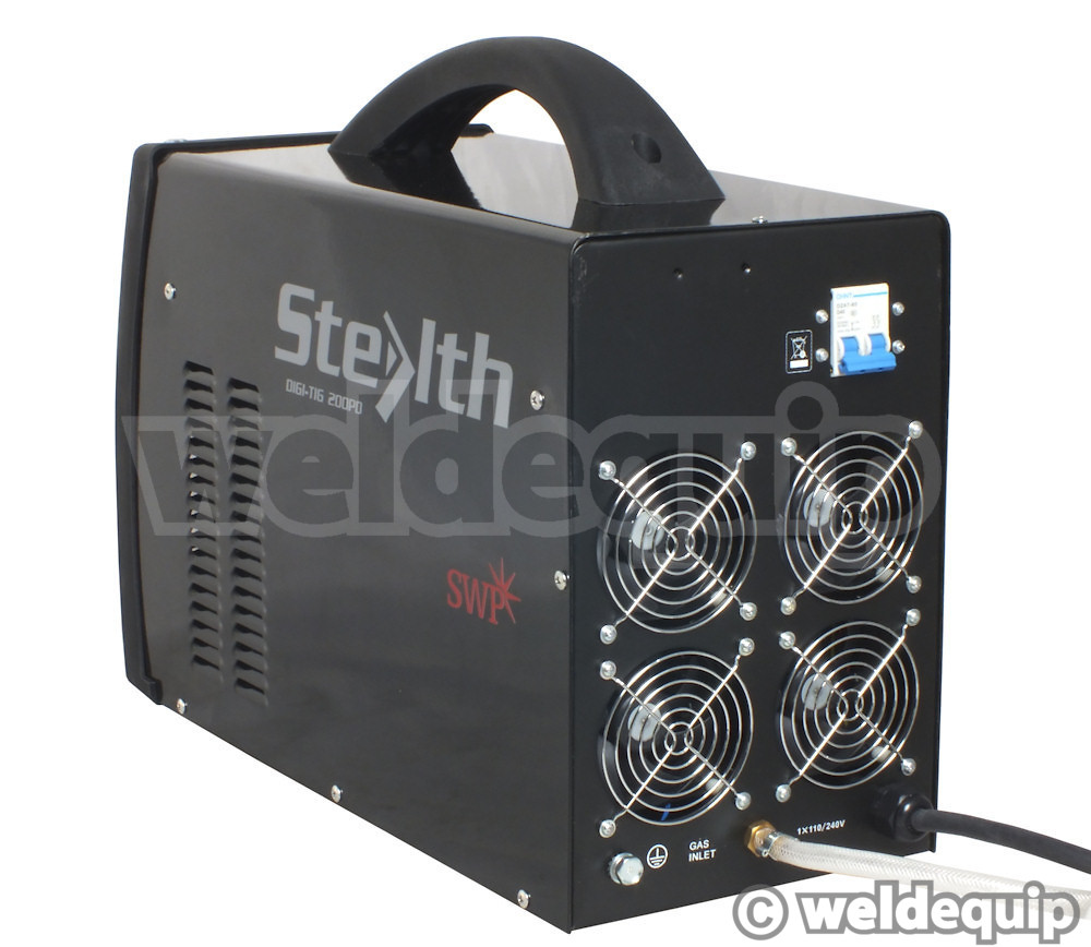 SWP Digi-TIG 200PD AC/DC Digital Inverter TIG Welder - Weldequip
